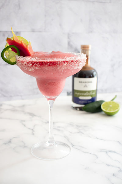 Dragon Fruit Jalapeño Margarita | Cocktails and more | Seasons Olive ...