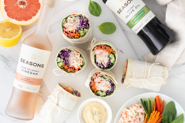 Crab Roll Wraps | Entree, featured, Salad and more | Seasons Olive Oil ...